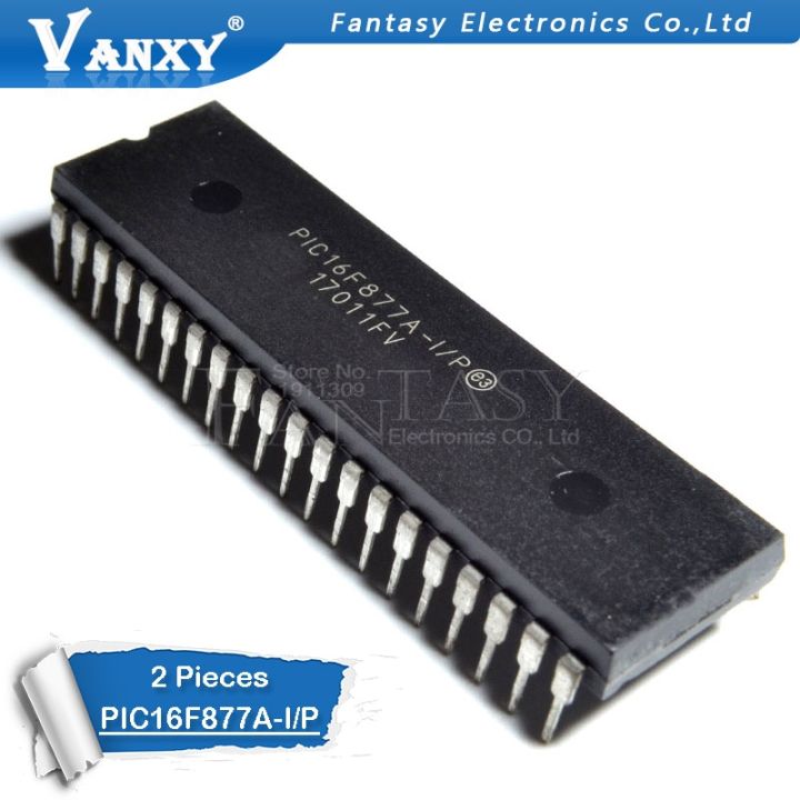 （NEW）2PCS PIC16F877A-I/P DIP40 PIC16F877A DIP 16F877A DIP-40 Enhanced ...