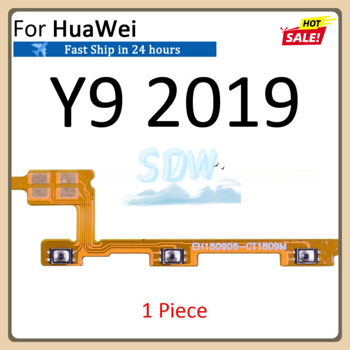Power ON OFF Mute Switch Control Key Volume Button Flex Cable For HuaWei Y9 Y7 Y6 Pro Y5 Lite ...