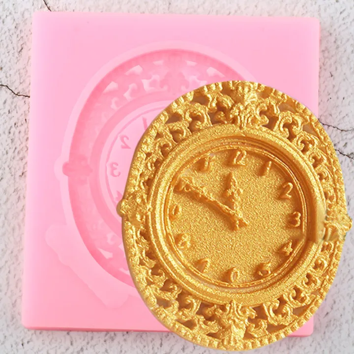 【Hengli jewelry story】3D Clock Border Silicone Molds Relief Wedding ...