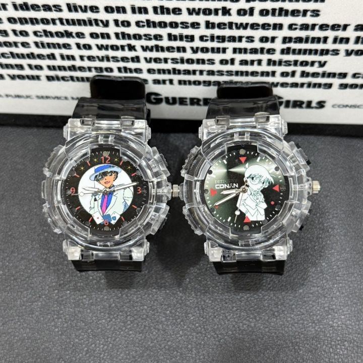 Anime Detective Conan Mouri Ran Watch Children's Watch Cartoon Colorful ...