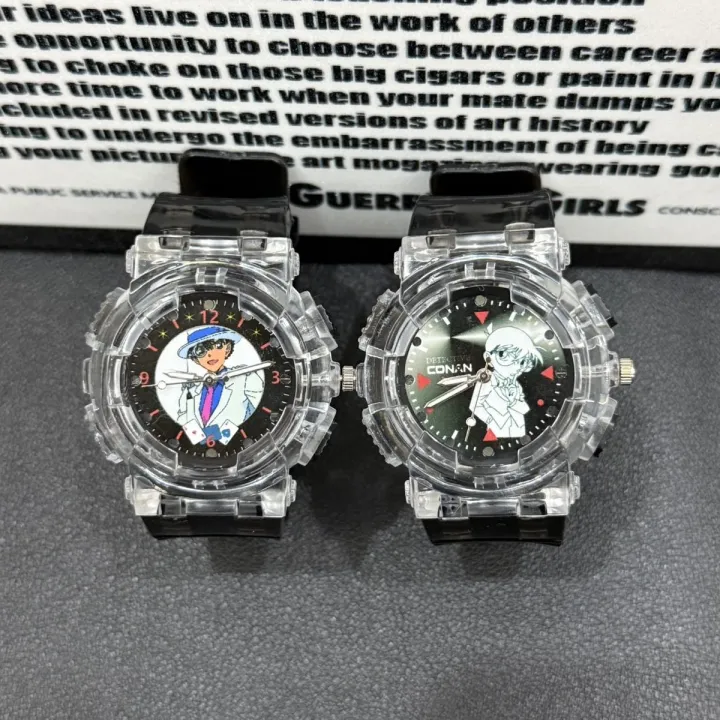 Anime Detective Conan Mouri Ran Watch Children's Watch Cartoon Colorful ...