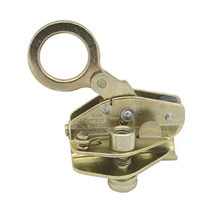 25KN Outdoor Rock Climbing Tree Arborist 1/2 - 5/8 Inch Rope Grab Ascender Rigger Self-Locking ...