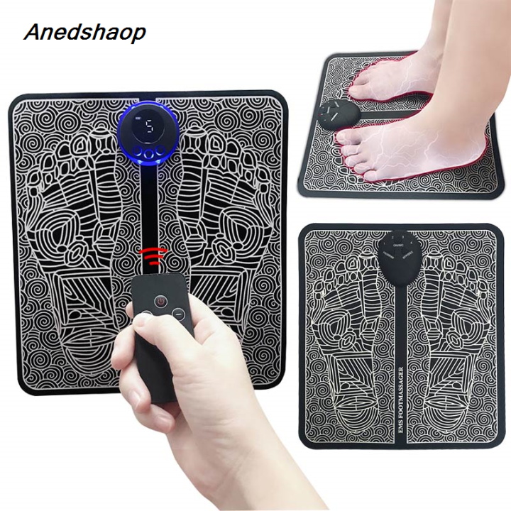 Anedshaop EMS Foot Mat Massager Machine Muscle Stimulate Massage Pad ...