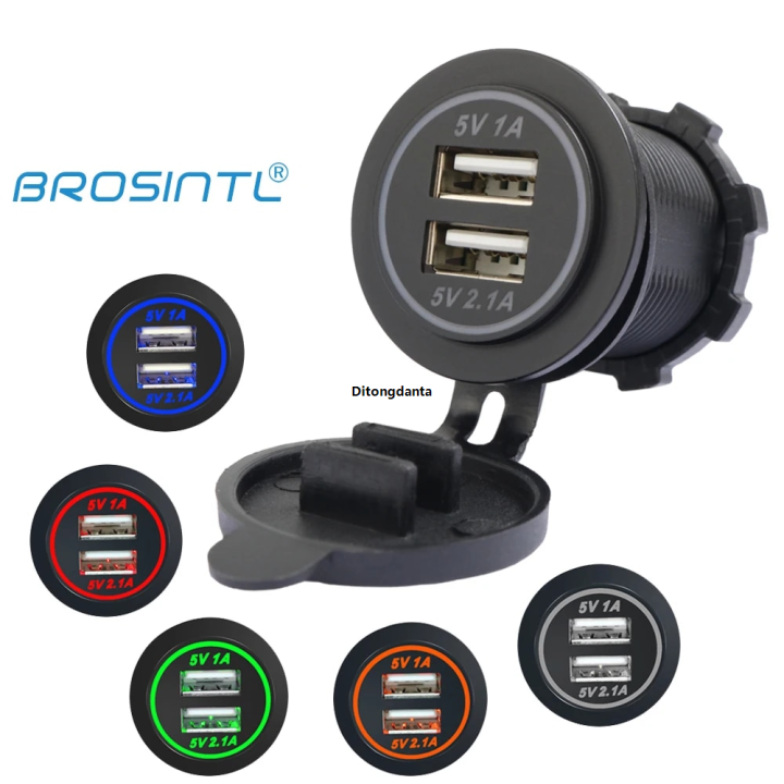 2V USB 24V 11A Dual Port 5V 3.Car Marine Truck 02KB | BROSINTL BC0 Car ...