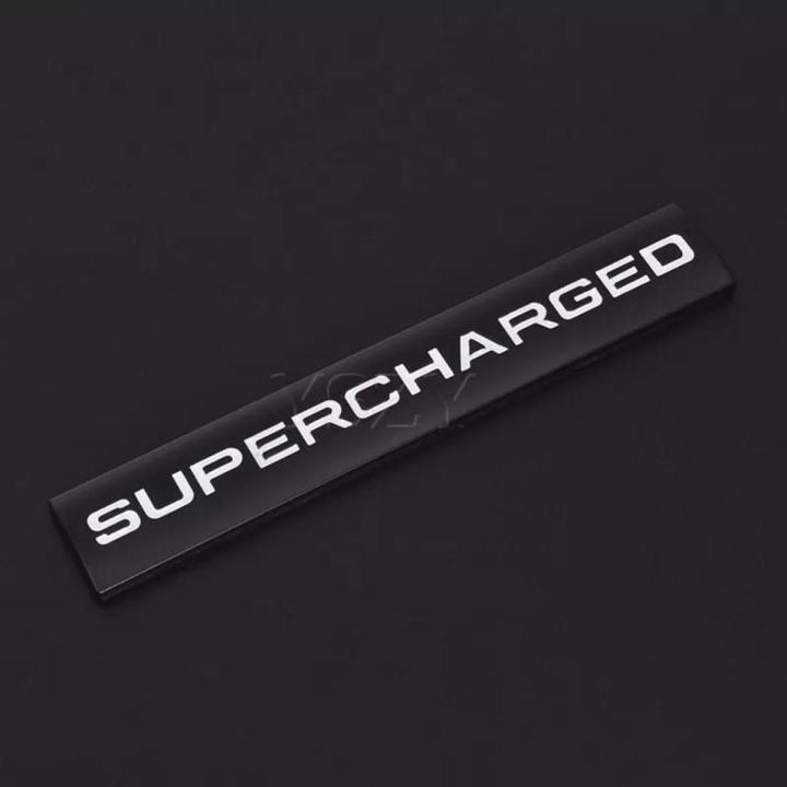 Car SUPERCHARGED Metal Sticker | Daraz.lk