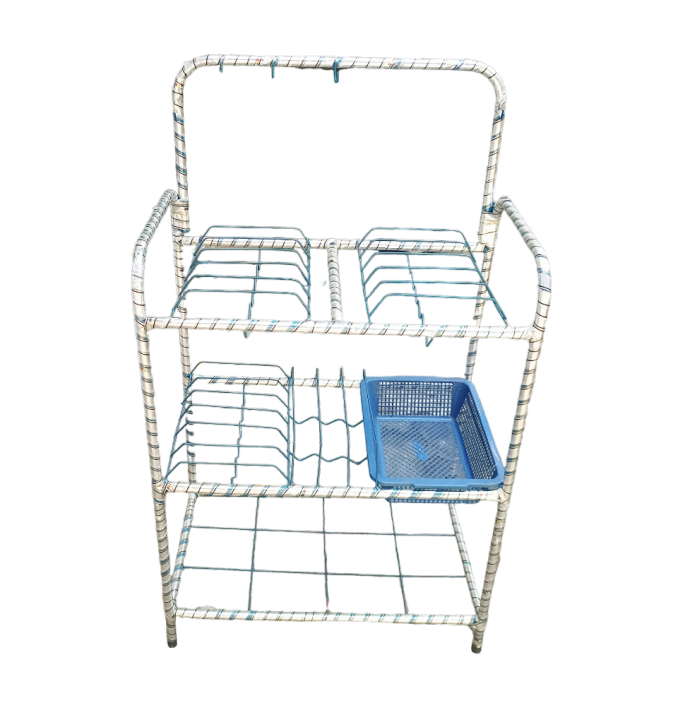 Kitchen Steel Dish Rack Drain Rack Dish Plate Dish Storage Rack ...