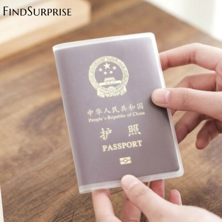 [Ready Stock] Waterproof Travel Transparent Passport Case Holder ...
