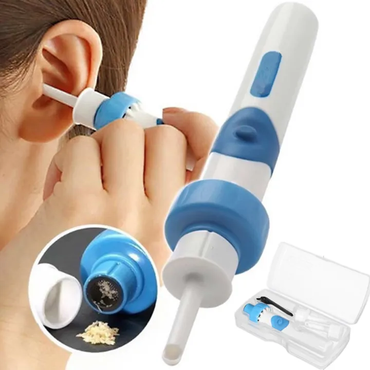 Battery Powered Electric Ear Wax Earwax Cleaner Remover Ear Pick Kit ...