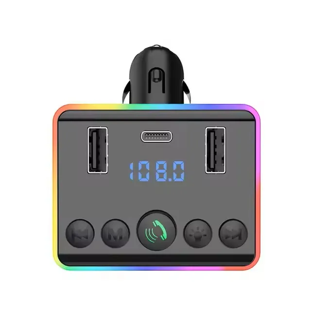 Dual USB Multifunction Car Bluetooth MP3 Player Wireless FM Transmitter ...