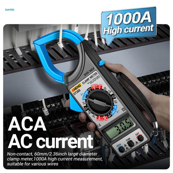 Digital Clamp Meter 1999 Counts Pocket DC Current Tester for Household ...