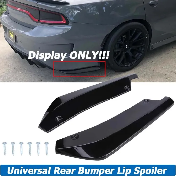 2PCS For Dodge Charger SXT SRT 2010-2022 Rear Bumper Diffuser Splitter ...