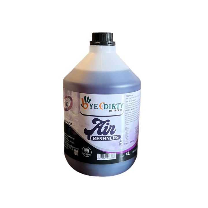 Bye Dirty Detergent Air Freshener 4L Lavender | Daraz.lk