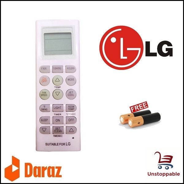 LG Inverter AC Remote Controller & Free Batteries | Daraz.lk