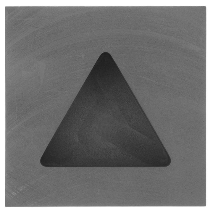 Gold Silver Graphite Mold Triangle Shaped High Density Graphite Mold ...