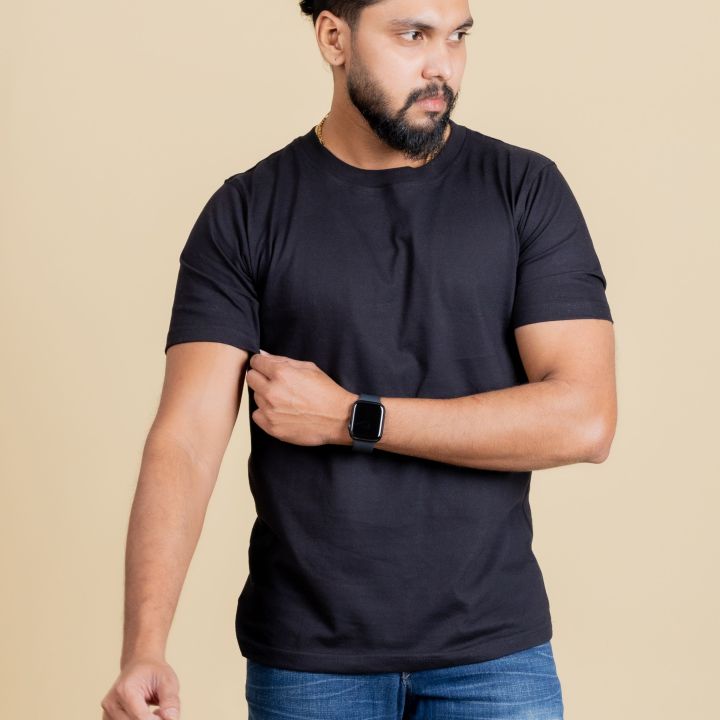 Timeless Noir: Premium 100% Cotton T-Shirt - Unmatched Comfort and ...