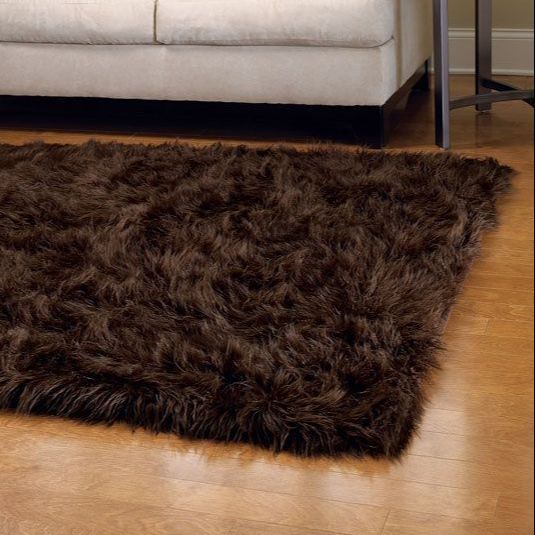 Carpets Fur Faux Extra Soft Comfortable Living Room | Bed Room Carpets ...