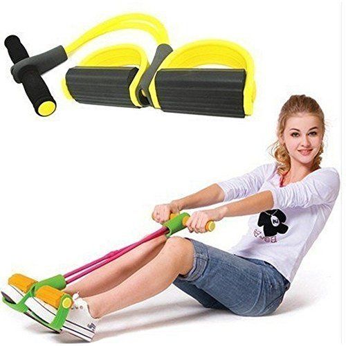 Pull Reducer Rubber Rope Exerciser For Body Building And Waist Reducer ...
