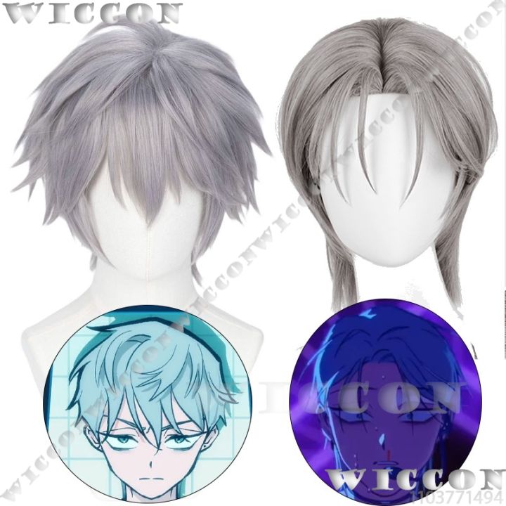 Till Anime Alien Stage Cosplay Prop New Wig Silver Grey Hair Men Stage ...
