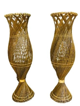 flower vase / Made in Coconut ekel (පොල් ඉරටු ) | Daraz.lk