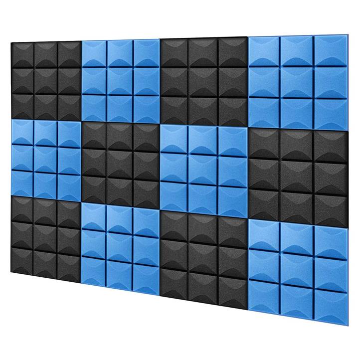 12Pcs Acoustic Panels Studio Foam Sound Absorbing Panel,12X12X2 Inch ...