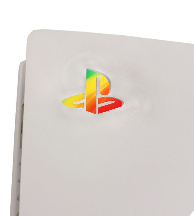 ps5 slim logo sticker film color electroplating logo sticker can be ...