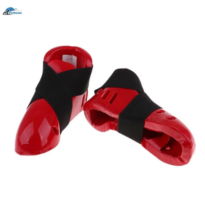 Foam Pad Kids Child Karate Sparring Feet Footgear blue Red L | Daraz.lk