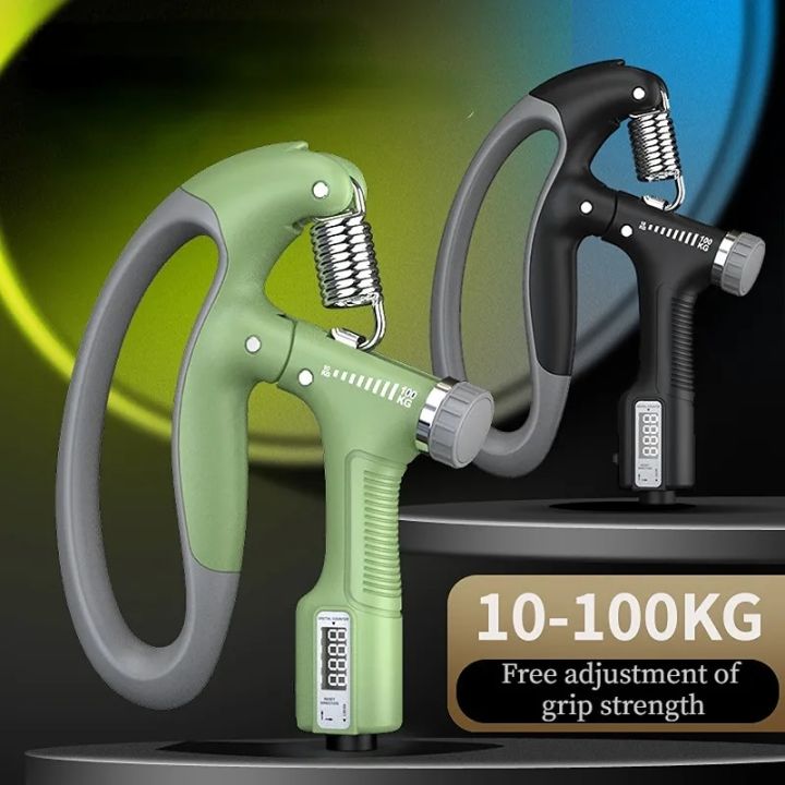 Smart Counting Hand Grip 10-100KG Adjustment Exercise Power ...