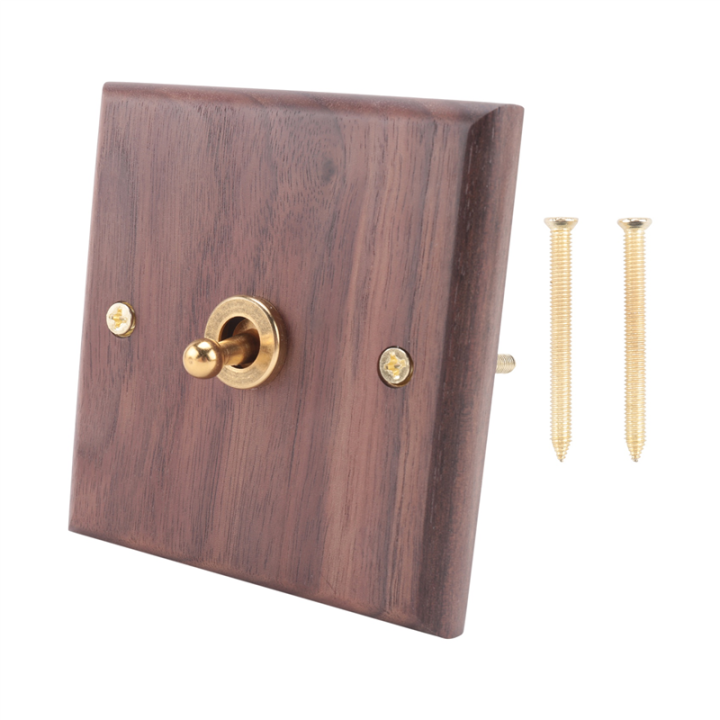 Kqueebee Retro American Industrial Style Light Switch Socket, Solid ...