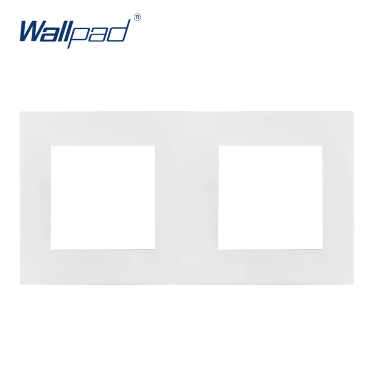 Plastic Frame Wall Button Switch Power Socket Outlet White PC Panel ...
