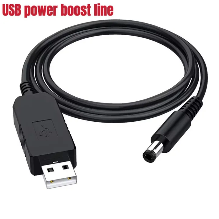 USB power boost line DC 5V to DC 9V / 12V Step UP Module USB Converter Adapter Cable 2.1x5.5mm ...