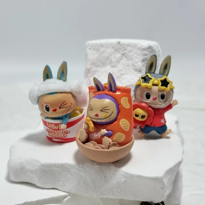 New WACKY MART Series Labubu Blind Box POP MART Chips Mini Ornaments ...