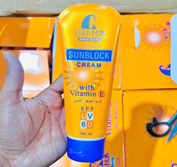 SPF 60 Roushun Sunblock Moisturizing RSC60 Sunscreen Sun Lotion or Sun ...