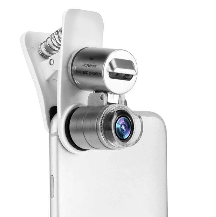 【All Of Me】Universal Mobile Phone Microscope Macro Lens 60X Zoom ...