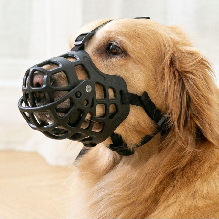 Silicone Dog Muzzle Anti-biting Breathable Mouth Mask for Medium Large ...