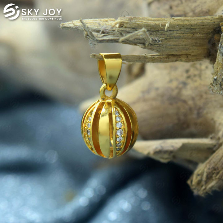 Gold Plated Round Cycle Round Pendant Fashion and Stylish Design For ...