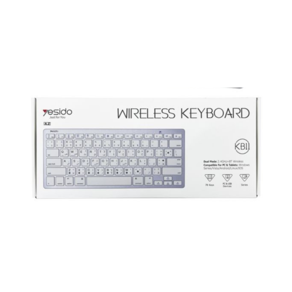 Yesido KB11 78 Keys Portable Wireless Keyboard | Daraz.lk