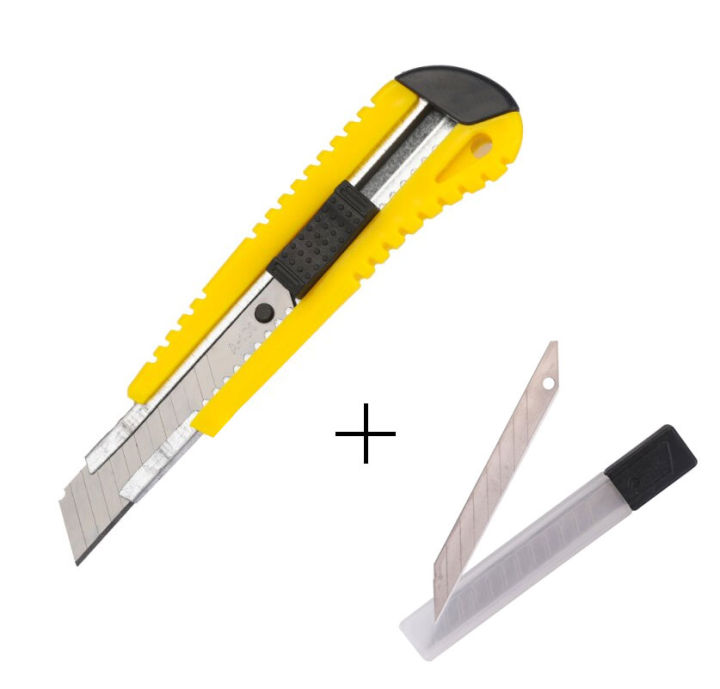 High-Quality Paper Cutter With Five Free Replacement Blades Retractable ...
