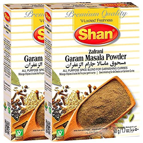 Shan Zafrani Garam Masala Powder, 2 X 50 G, Cardamom FROM INDIA(SAM ...