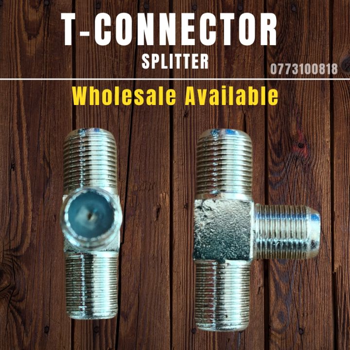 Cable T Connector | Coaxial Cable Connector/Cable Extension Female T ...