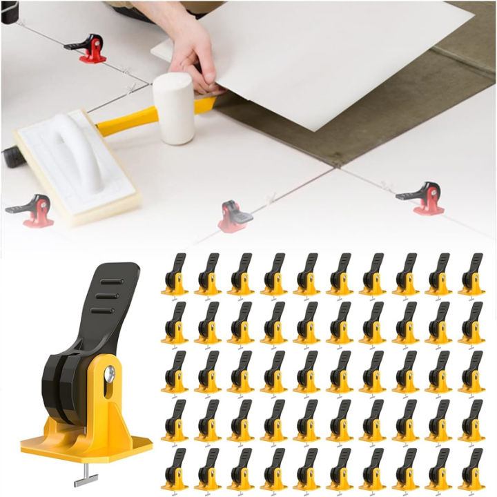 50pcs Construction Tile Tools tile leveler adjuster Tiles Leveling ...