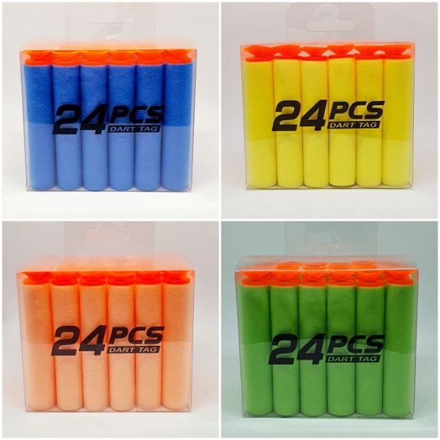 24 Pcs Soft Dart Blaster Refills Daraz Lk