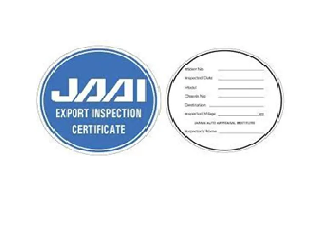 jaai JAPAN ORIGINAL JAAI CERT STICKER JDM CAR VAN LORRY VINYLS FRONT ...