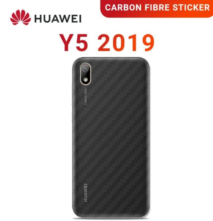 Carbon fibre back sticker for Huawei Y5 2019 | Daraz.lk
