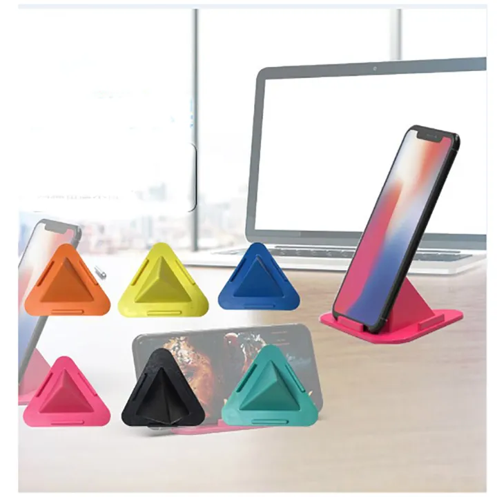 Pyramid Shape Desk Phone Holder Mini Phone Stand | Daraz.lk