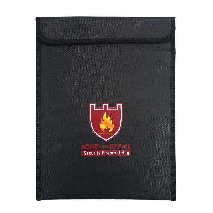 Fireproof Document Bag Fiberglass With Silicone Coated Fireproof Pouch ...