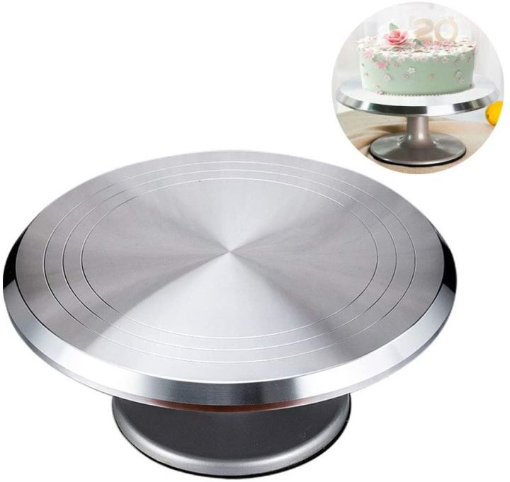 Stainless steel turning table for cake | Daraz.lk