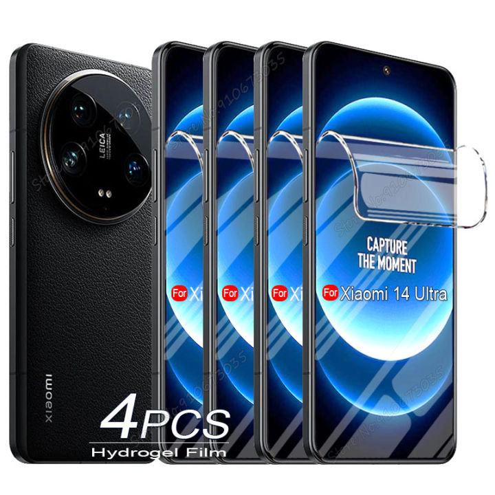 4PCS Hydrogel Film For Xiaomi 14 Ultra 13T Pro Gel Film For Xiaomi 13 12 11 Lite 12S Ultra 12X ...