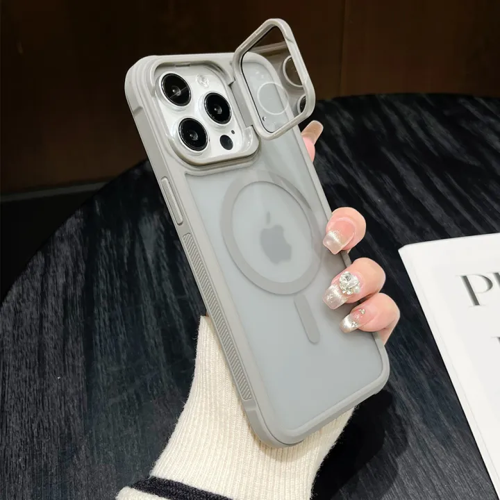 HOCE Camera Glass Protective Holder Magnetic Phone Cases For iPhone 16 ...