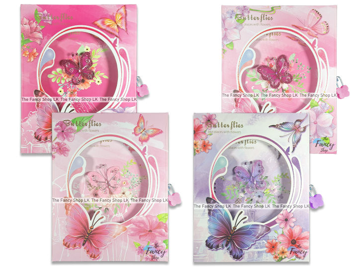 Notebook Diary Autograph Lockable 32k (13cmx19cm) Lock and Key System ...