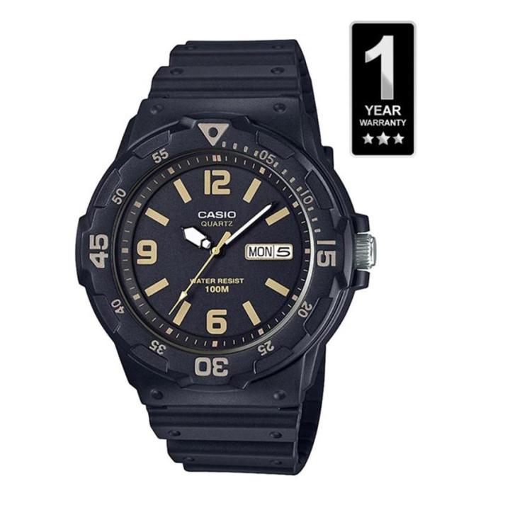 Casio Enticer Youth Analog Black Resin Analog Watch For Men | Daraz.lk